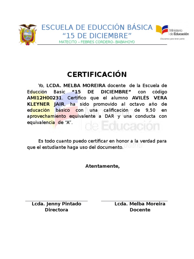 Certifica Do | PDF