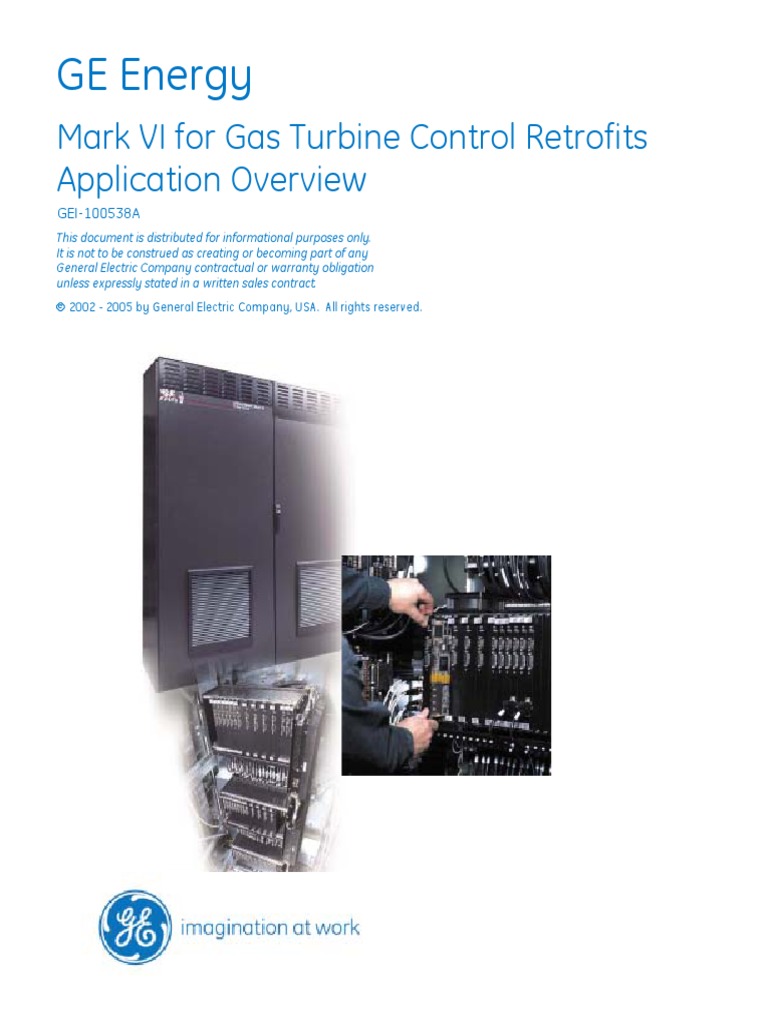 Mark VI For Gas Turbine Control Retrofits Application Overview | PDF ...