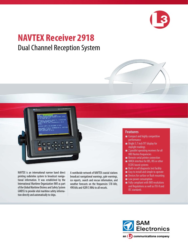 Navtex 2918 2015 | PDF