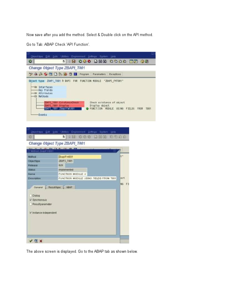 Custom BAPI Creation - Step-By-step Procedure - 2 | PDF | Computer Engineering | Software ...