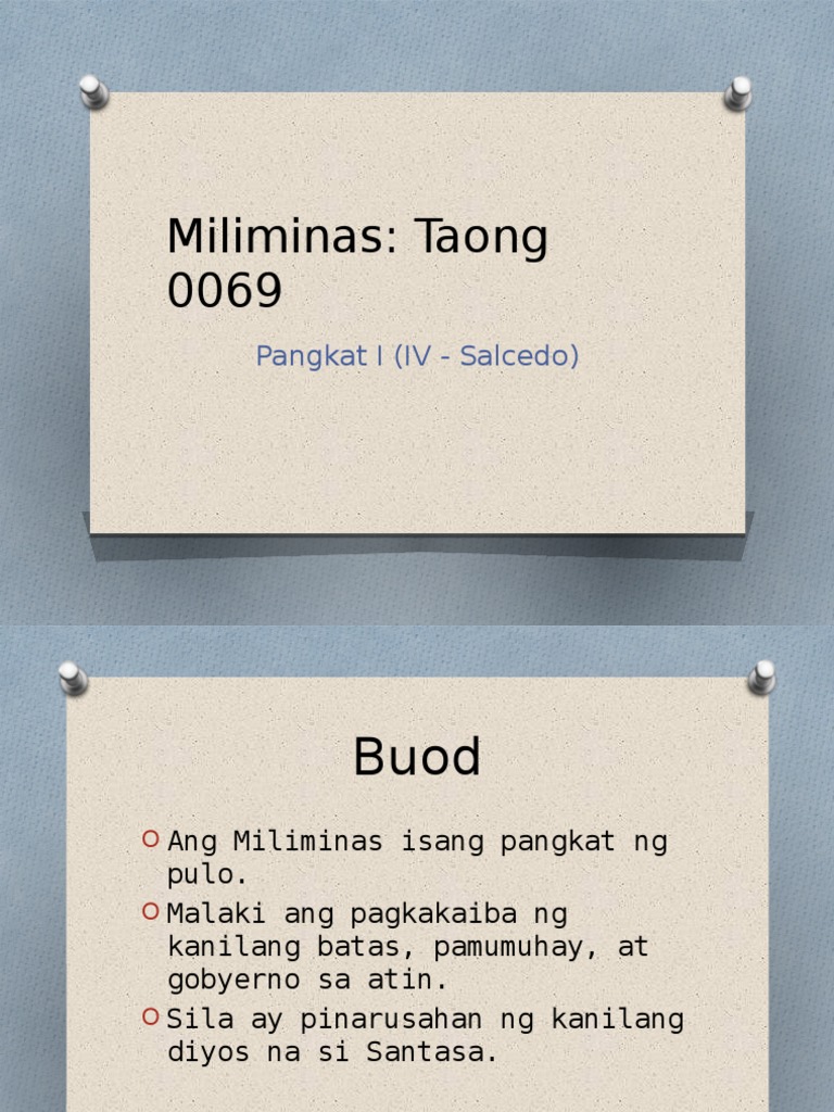Miliminas | PDF