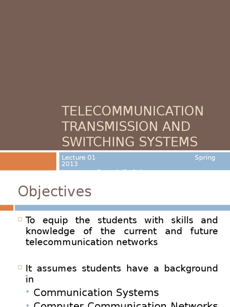Digital Switching Systems Presentations | PDF | Telecommunication ...