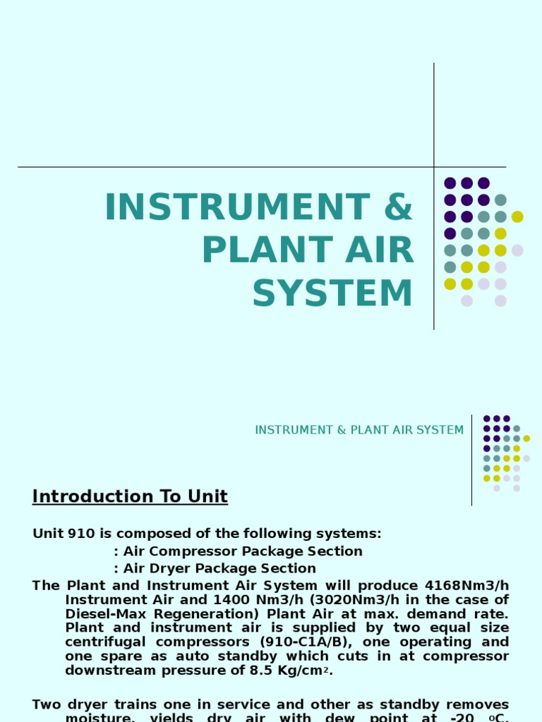 Instrument Air | PDF | Clothes Dryer | Adsorption