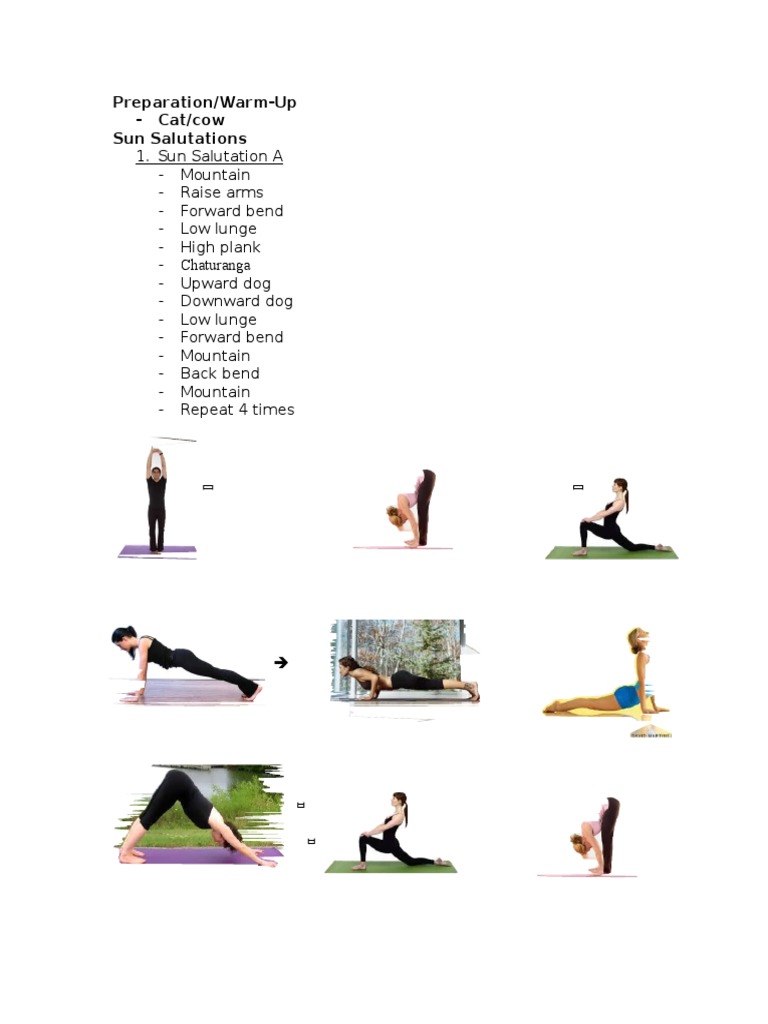 Yoga Routine | PDF