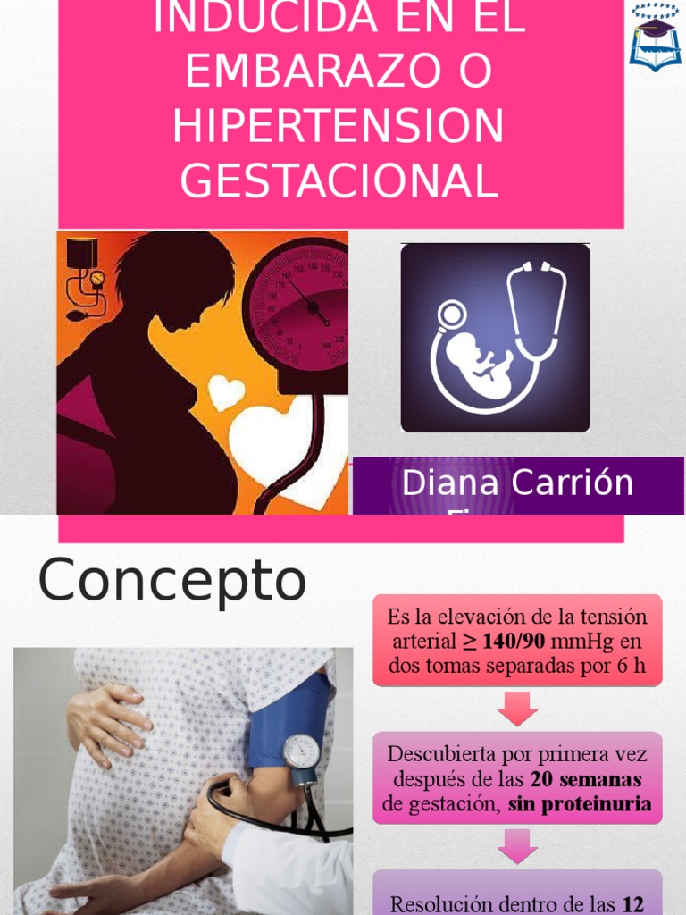 Hipertension Inducida en El Embarazo o Hipertension Gestacional | PDF ...