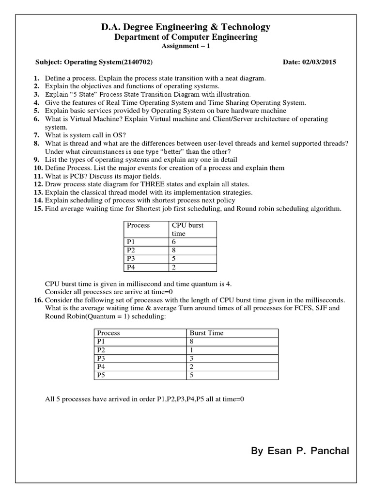 D.A. Degree Engineering & Technology: Department of Computer ...