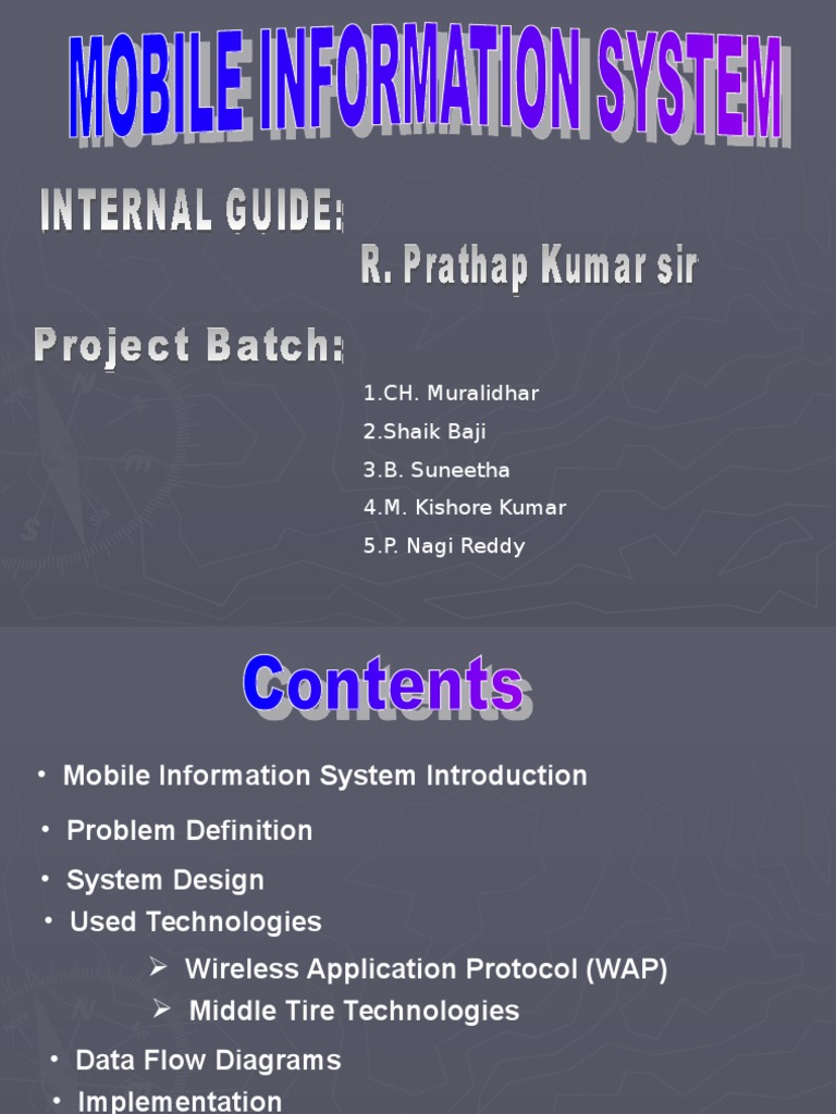 Mobile Information System | PDF | Databases | Systems Engineering