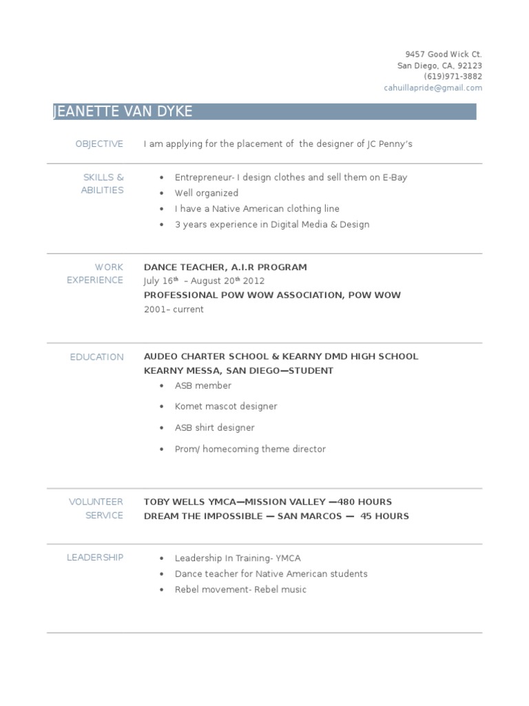 Designer Application for JC Penney | PDF