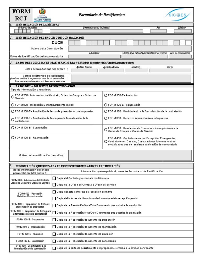Form RCT | PDF | Science | Tecnología (general)
