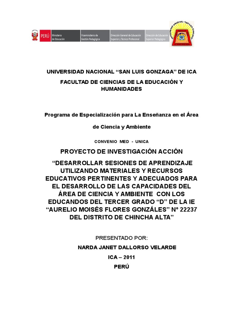 Proyecto CTA | PDF | Educación primaria | Aprendizaje