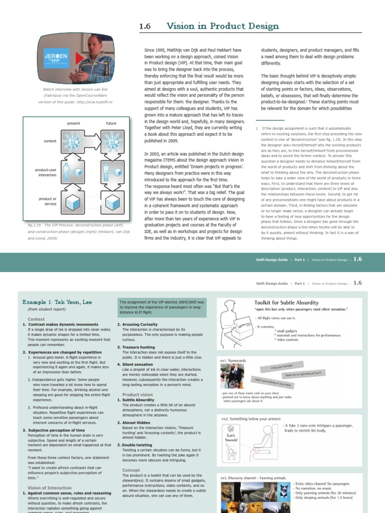 Vision in Product Design Explained | PDF | Design | Perception