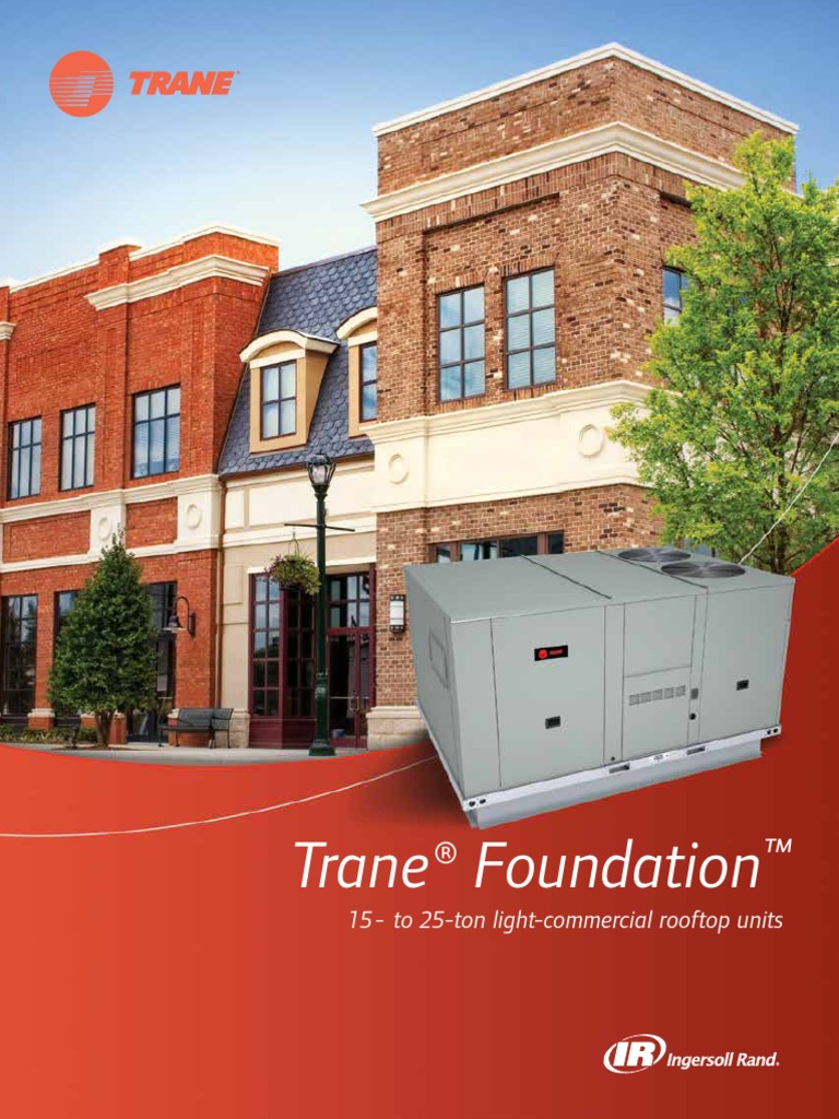 Trane Foundation 15-25 Ton | PDF | Hvac | Thermostat