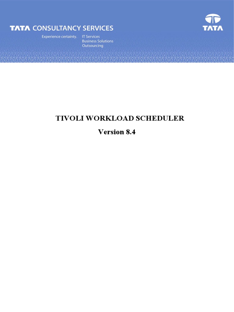 8.4 Tws Small | Download Free PDF | Command Line Interface | Scheduling (Computing)