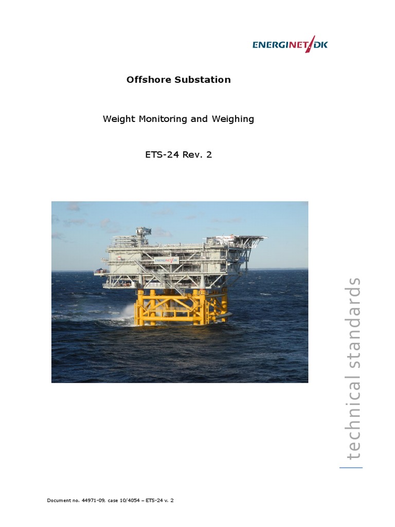 Offshore Weight Control Standards | PDF | Weight | Documentation