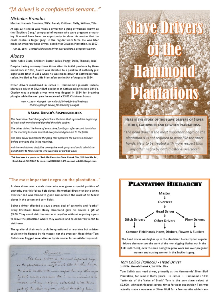 Slave Drivers | PDF | Unfree Labour | Slavery