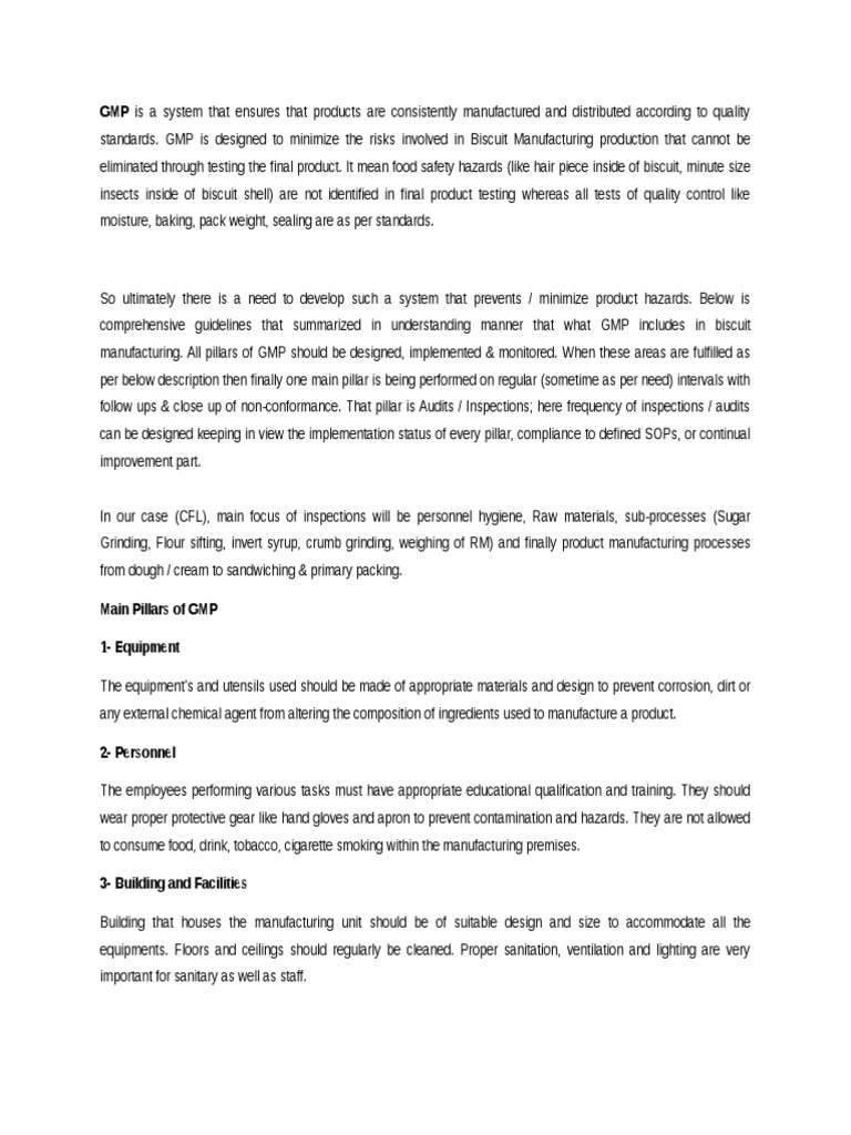 GMP SOP | Hygiene | Hand Washing