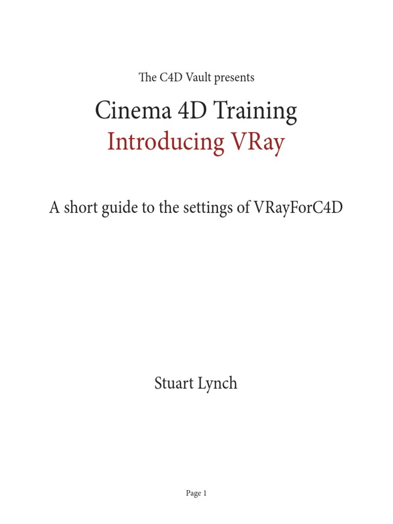 Introducing VRay | Download Free PDF | Rendering (Computer Graphics) | Texture Mapping