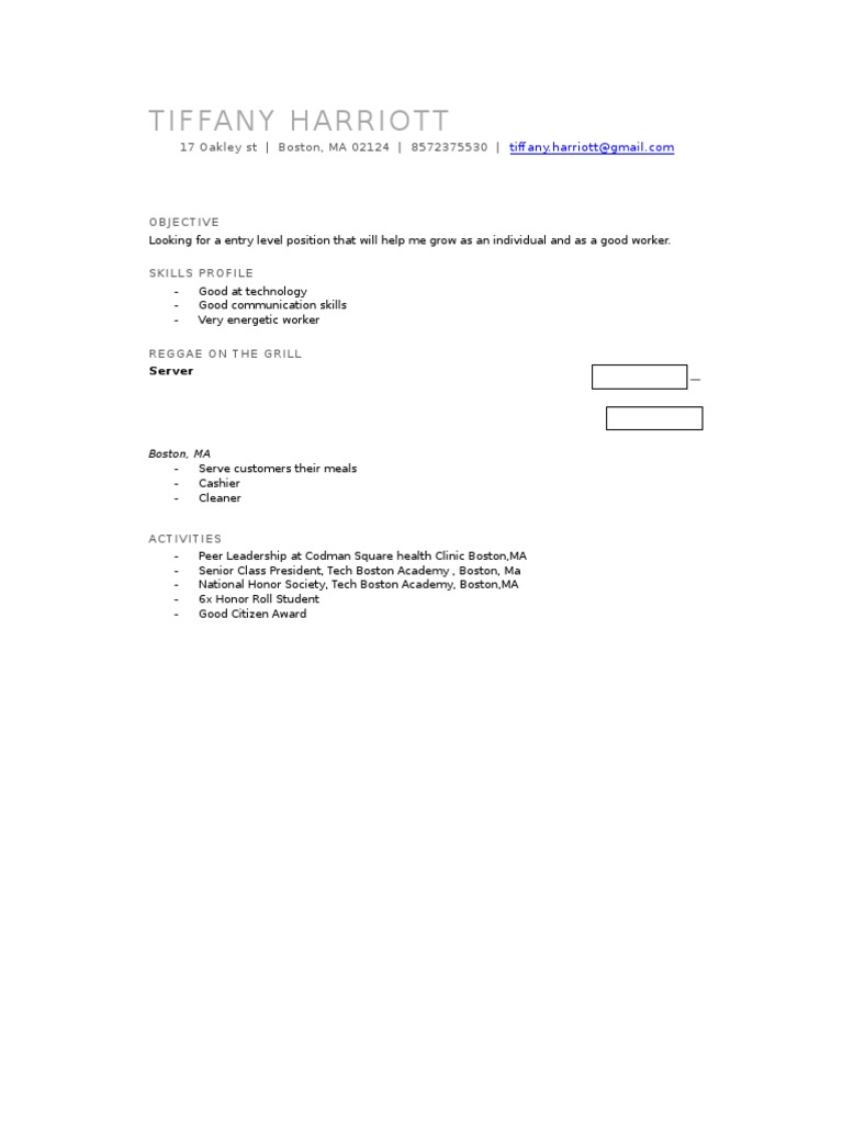 Entry-Level Job Seeker Resume | PDF