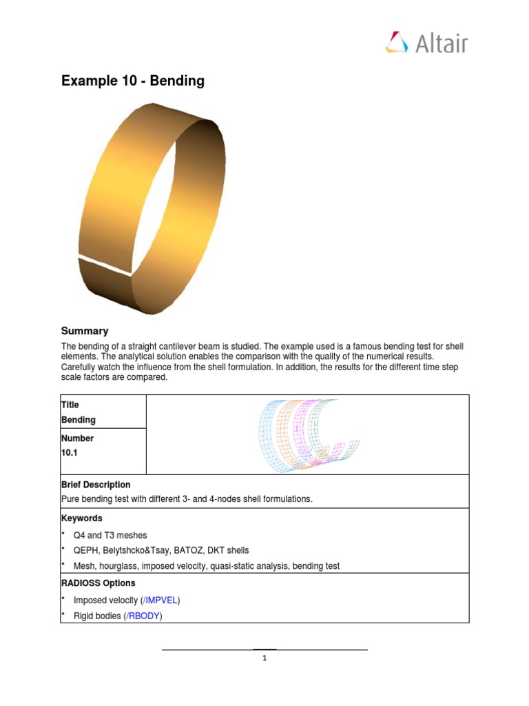Example 10 | PDF | Bending | Materials Science