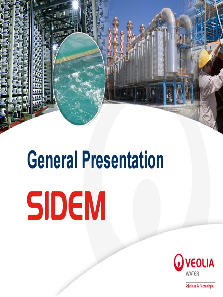 Sidem Company Profile Dec. 2011 | PDF | Desalination | Steam