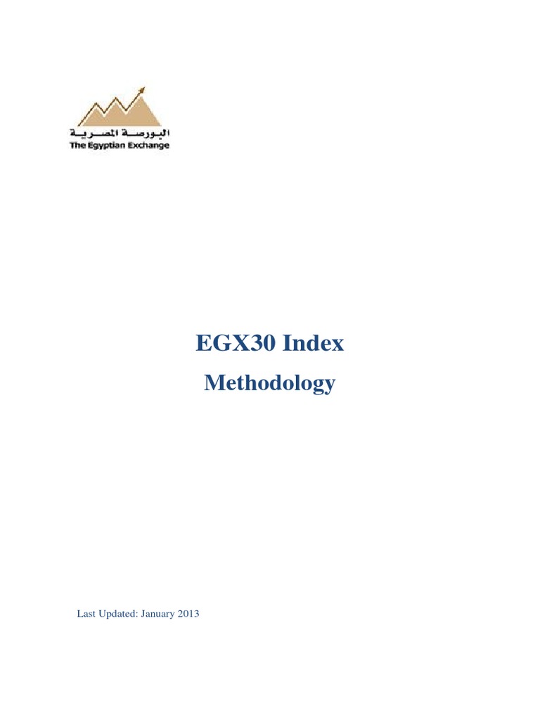 EGX 30 Methodology - en 11 02 2013 | PDF | Stock Market Index | Public Company