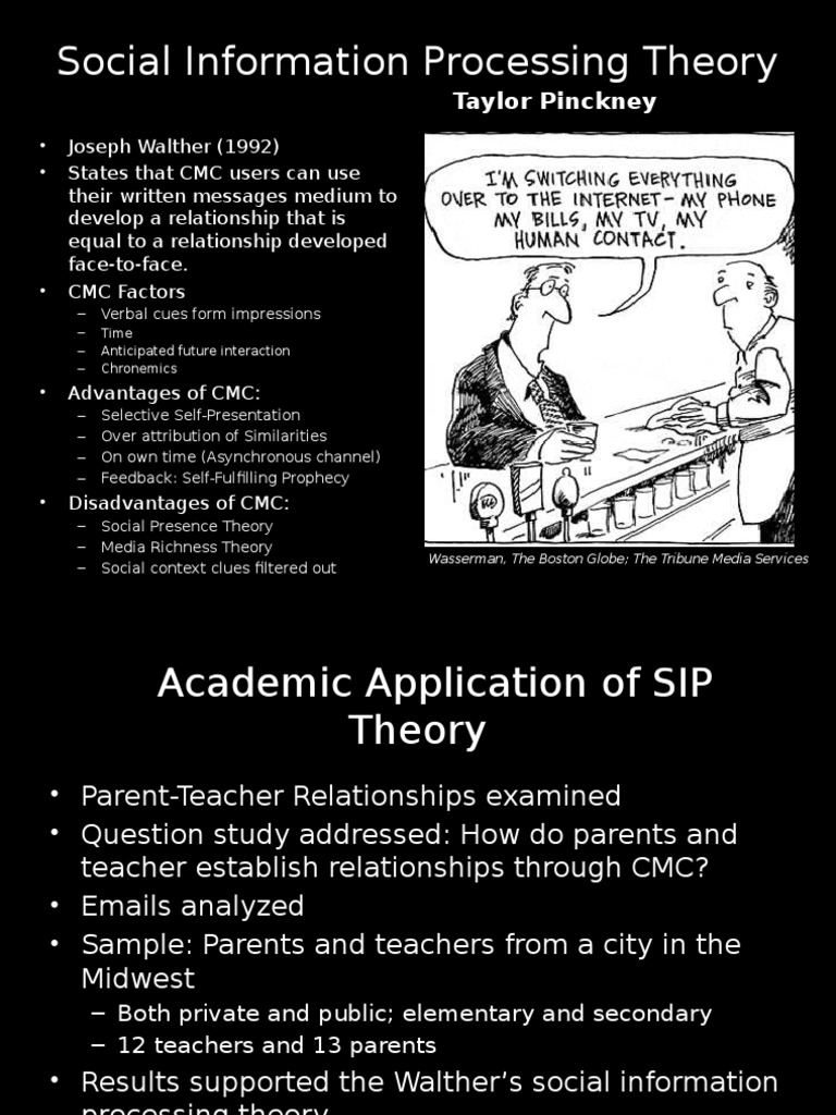 SIP Theory in Parent-Teacher Relations | PDF
