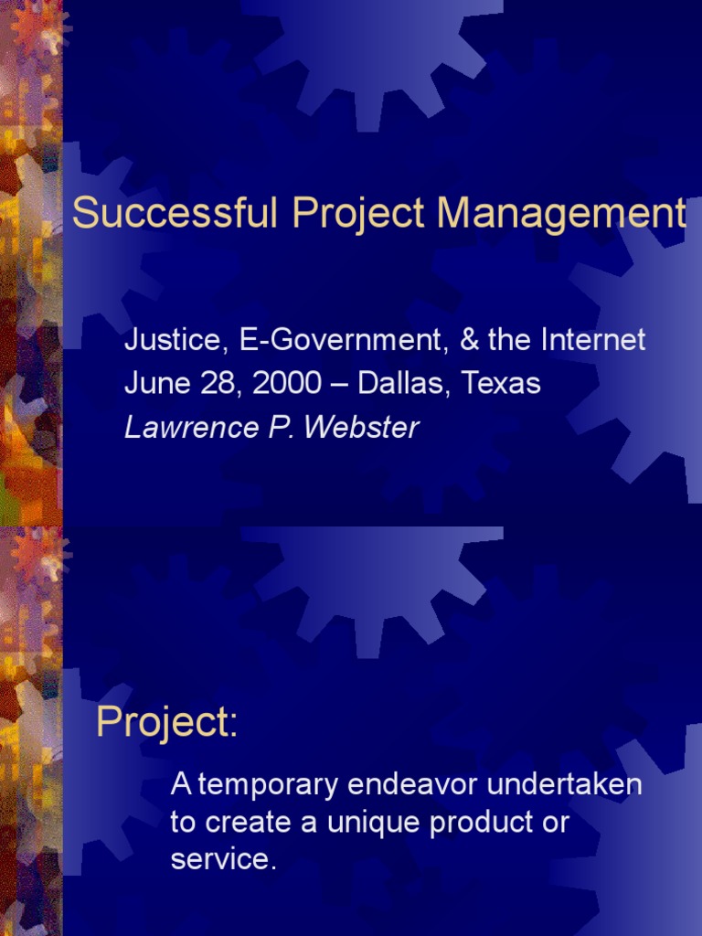 Successful Project Management | PDF | Project Management | Accountability