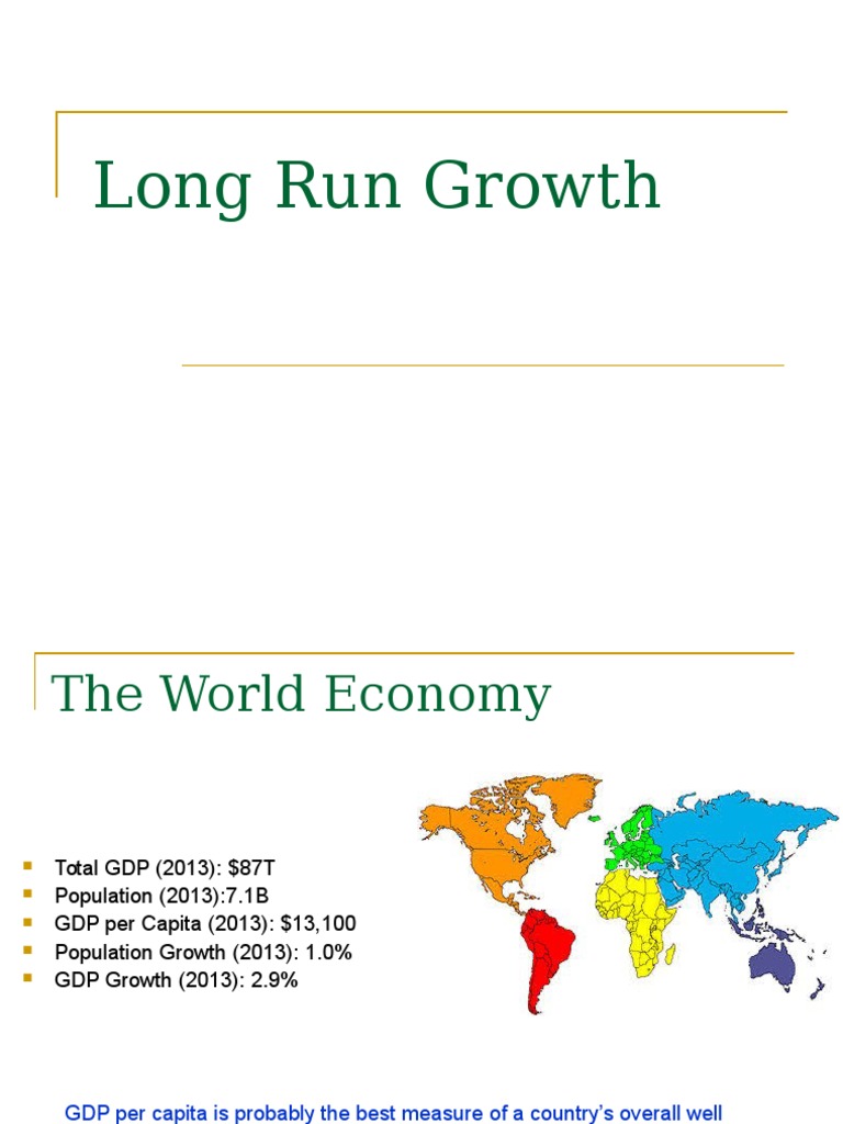 Economic Growth | PDF | Economic Growth | Gross Domestic Product