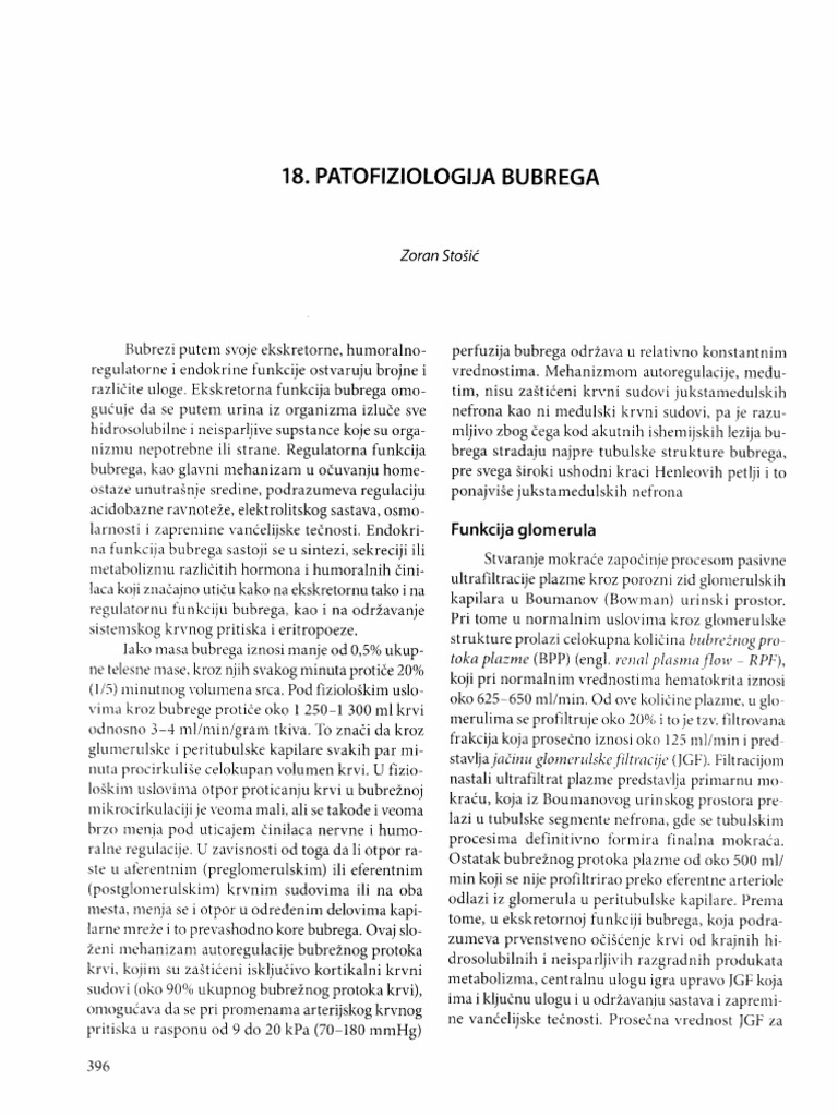 1 8. Patofiziologija Bubrega