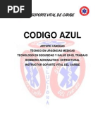 Protocolo Codigo Azul | PDF | Reanimación cardiopulmonar | Paro cardíaco