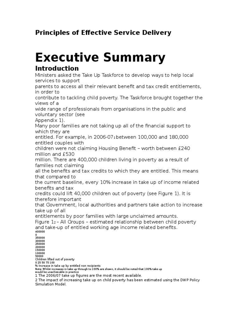 Principles of Effective Service Delivery | PDF | Poverty | Poverty ...