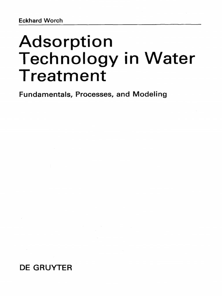 Adsorption Technology in Water Treatment | Download Free PDF ...