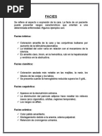 Facies Algicas | PDF | Anatomía humana | Especialidades Medicas