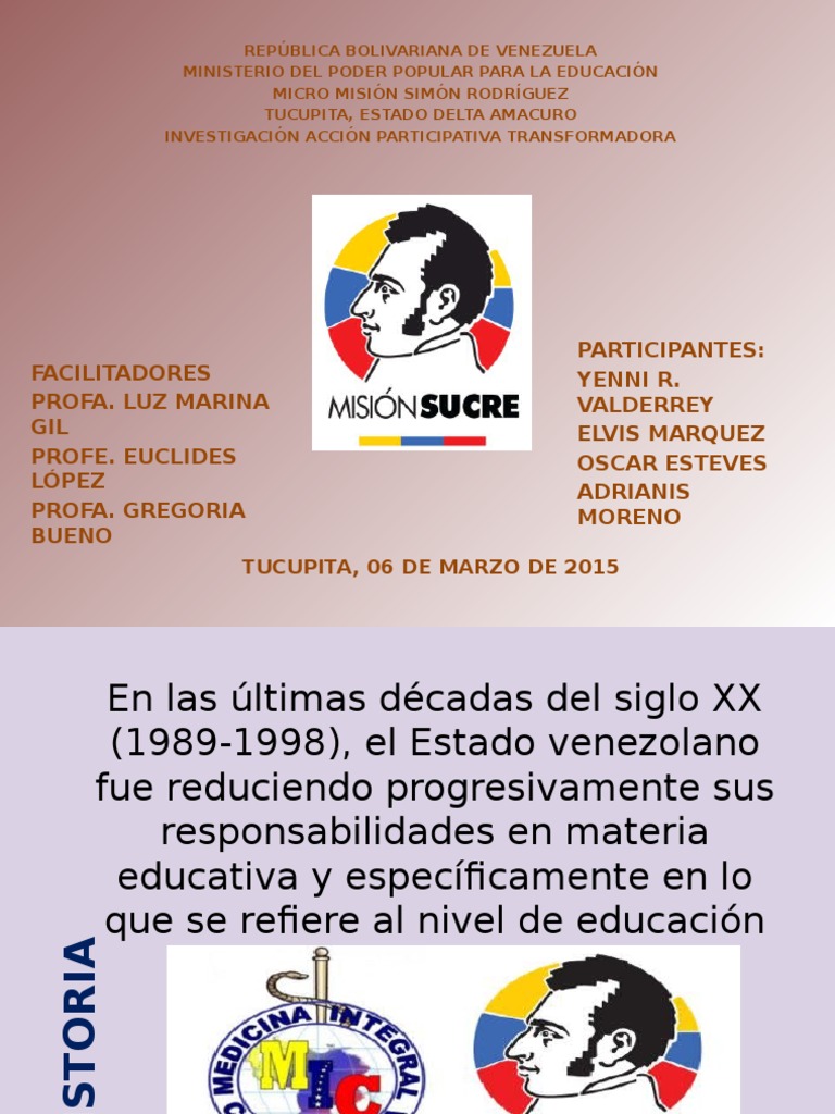Mision Sucre | PDF | Política (general) | Gobierno