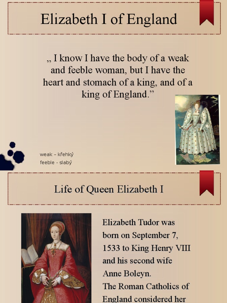 Life and Legacy of Queen Elizabeth I | PDF | History