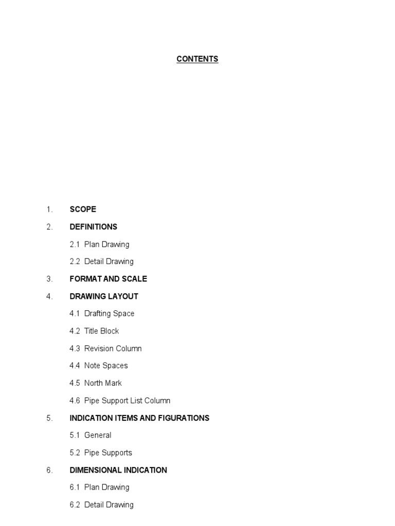 Piping Drawing Standards and Layout | PDF | Pipe (Fluid Conveyance ...