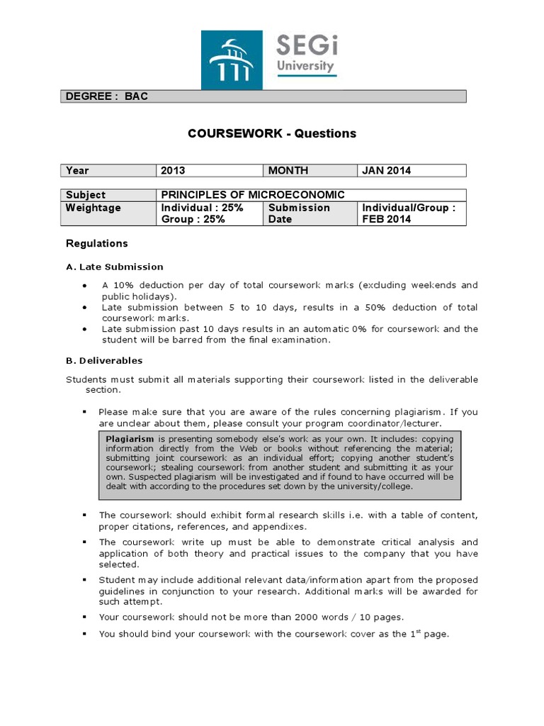 COURSEWORK - Questions: Degree: Bac | PDF | Biofuel | Agriculture