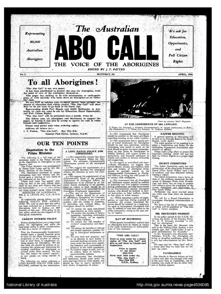 The Abo Call: Aboriginal Rights Advocacy | PDF | Indigenous Australians ...