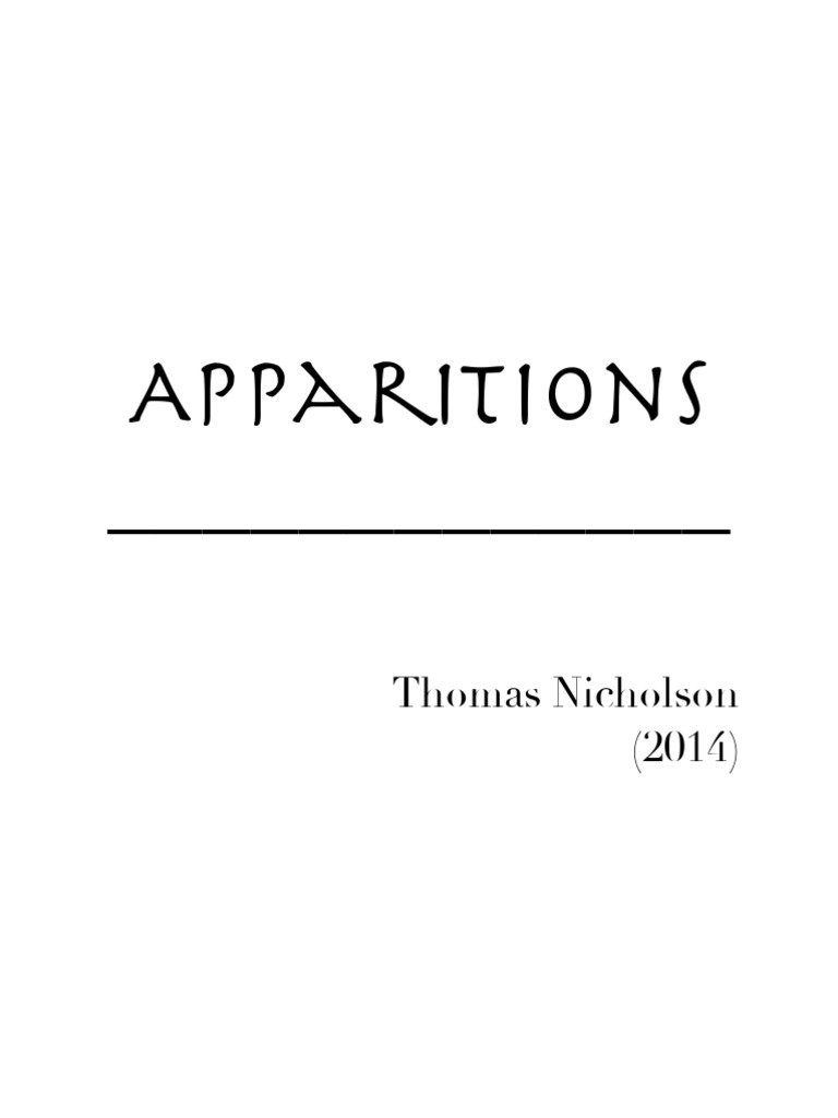 Apparitions 2014 | PDF | String Instruments | Chamber Music