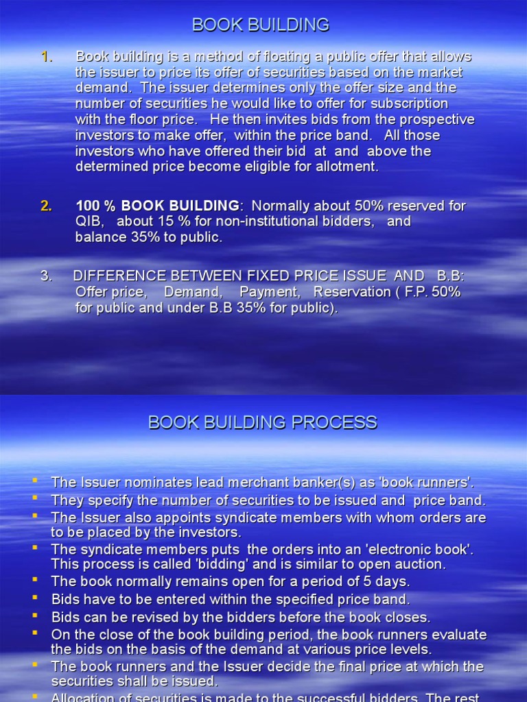 15.book Building | PDF