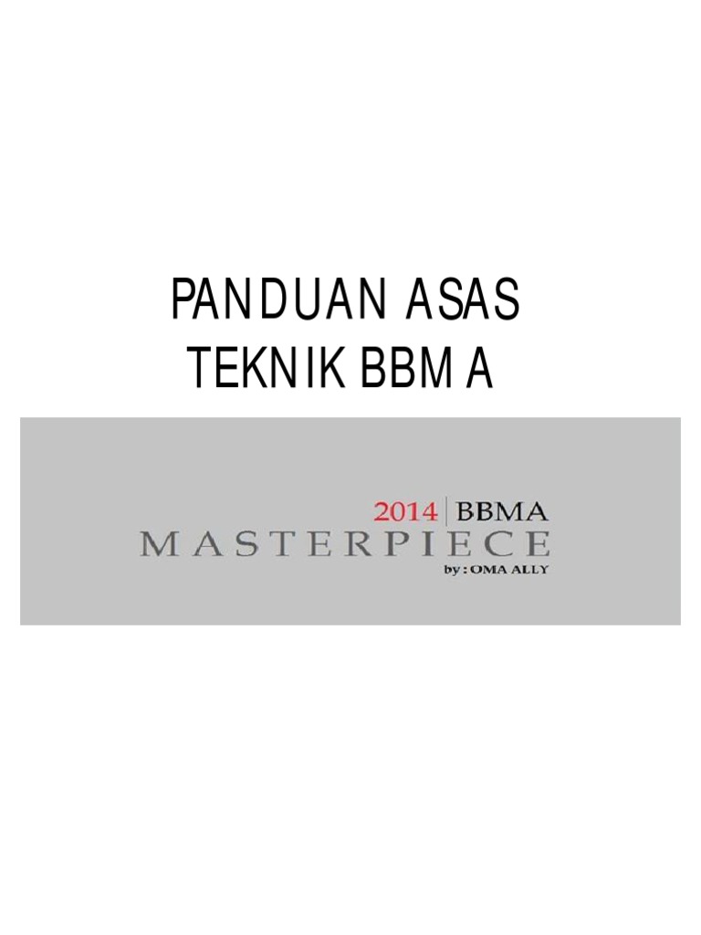 BBMA - Panduan Asas-1 PDF | PDF