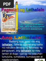 NSPC 2014 Winning Piece Pagsulat NG Lathalain | PDF