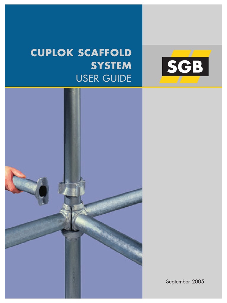 Cuplok Scaffold System: User Guide | PDF | Scaffolding | Transport