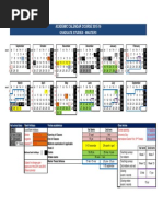 DMU Academic Calendar 2025-26 | PDF