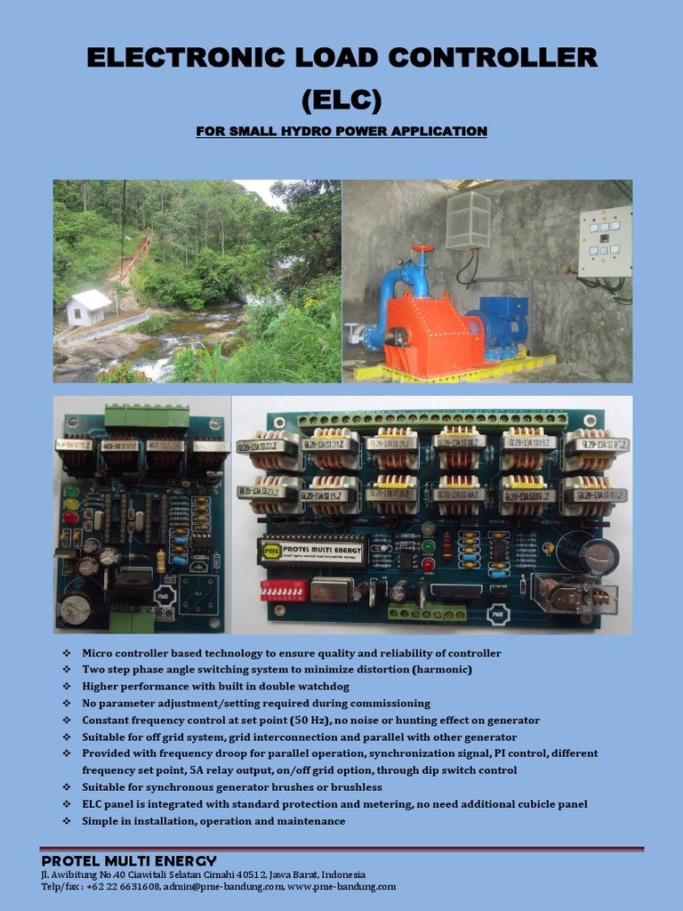 Electronic Load Controller (ELC) : For Small Hydro Power Application ...