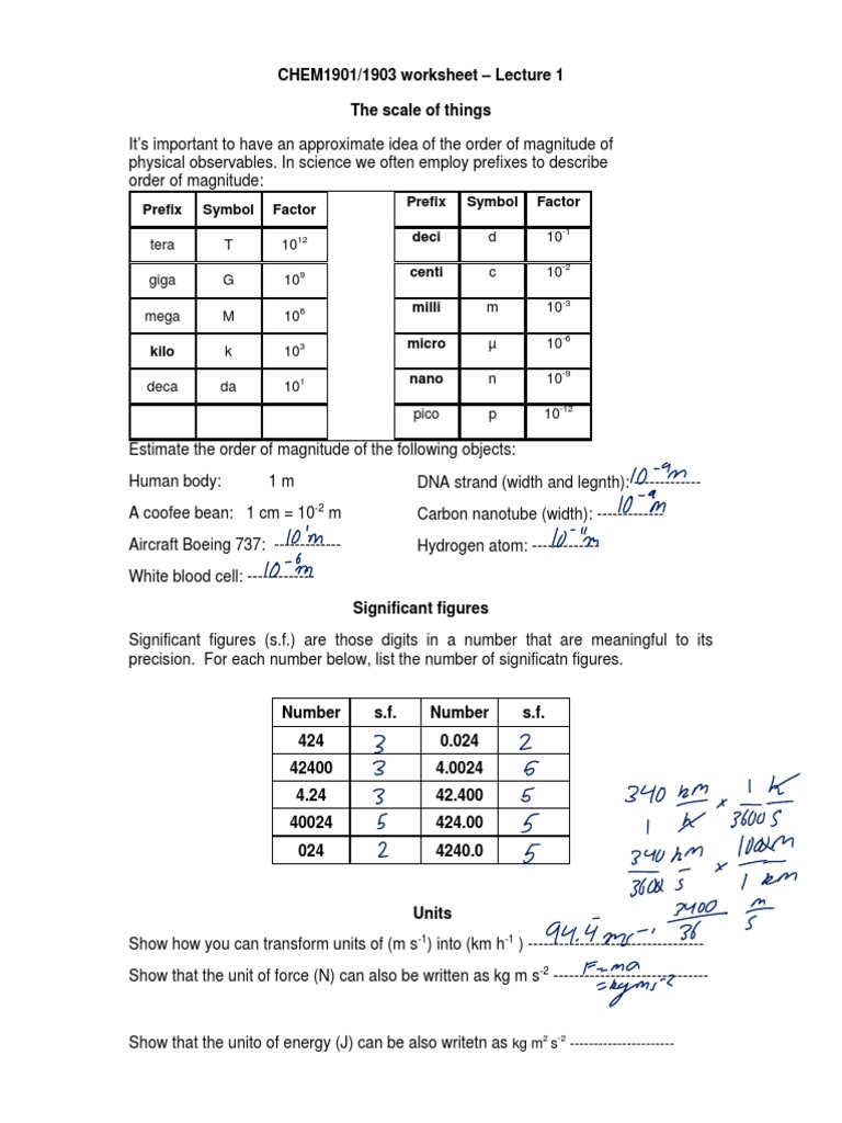 Understanding Magnitudes & Units | PDF