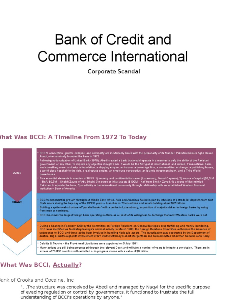 Bank of Crooks and Cocaine, Inc: The Rise and Fall of the Notorious ...