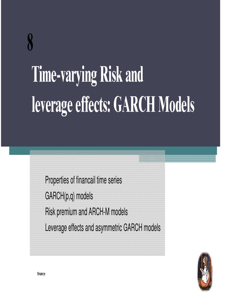 Time Varying Risk GARCH Models-Part1 | PDF | Econometrics | Estimation ...