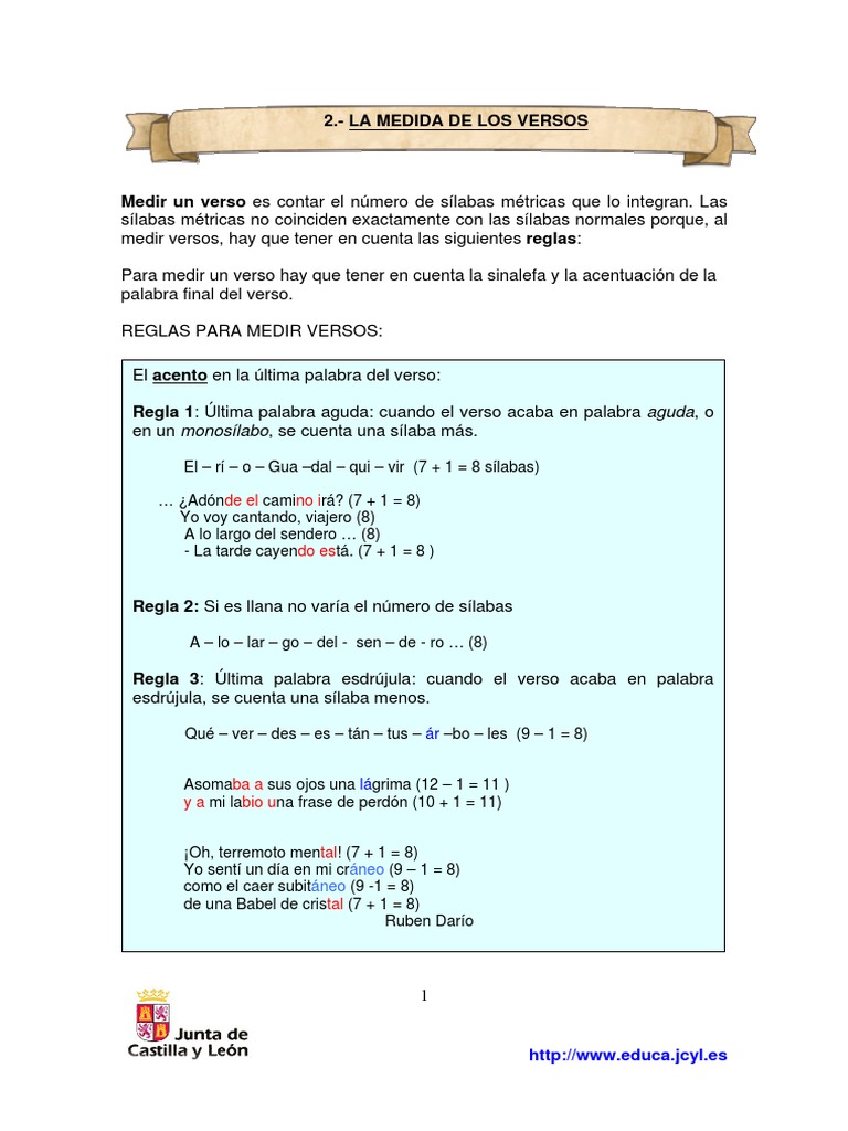2 Versos PDF | PDF | Metro (poesía) | Fonología