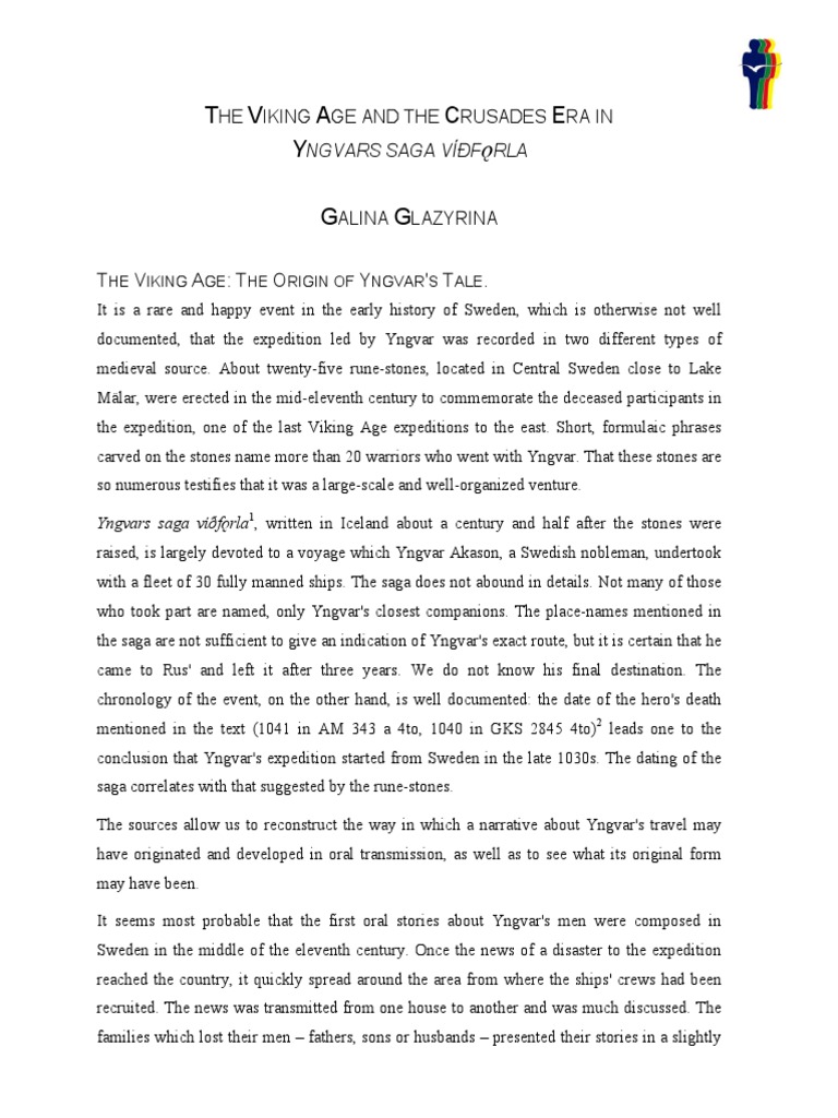 Yngvar's Saga: Viking Expedition Insights | PDF | Storytelling | Vikings